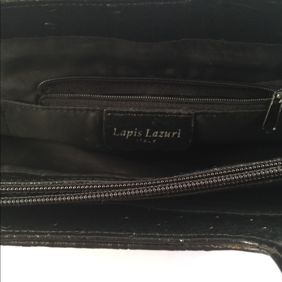 Lapis Lazuri | Bags | Lapis Lazuri Faux Leather Tote | Poshmark
